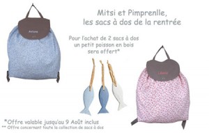 Sac a dos rentree - Balade en Roulotte